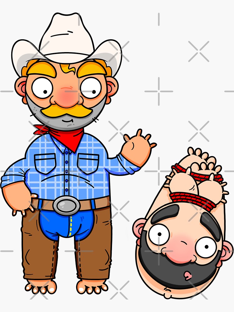 "Ride Me Cowboy - No Text" Sticker for Sale by loveburty | Redbubble