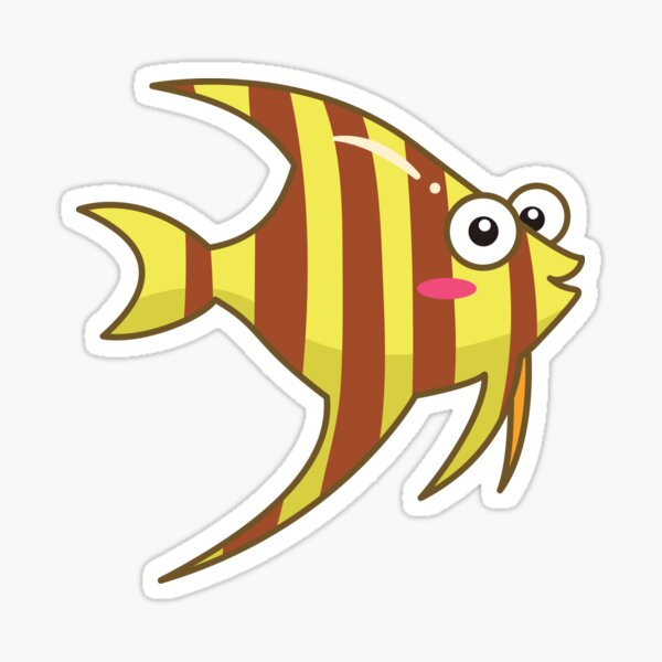 "angelfish" Sticker for Sale by Animster | Redbubble