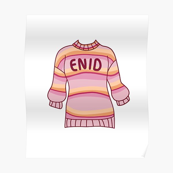 "Copy of Wednesday Addams Netflix Series Enid Sinclair Sweater " Poster ...