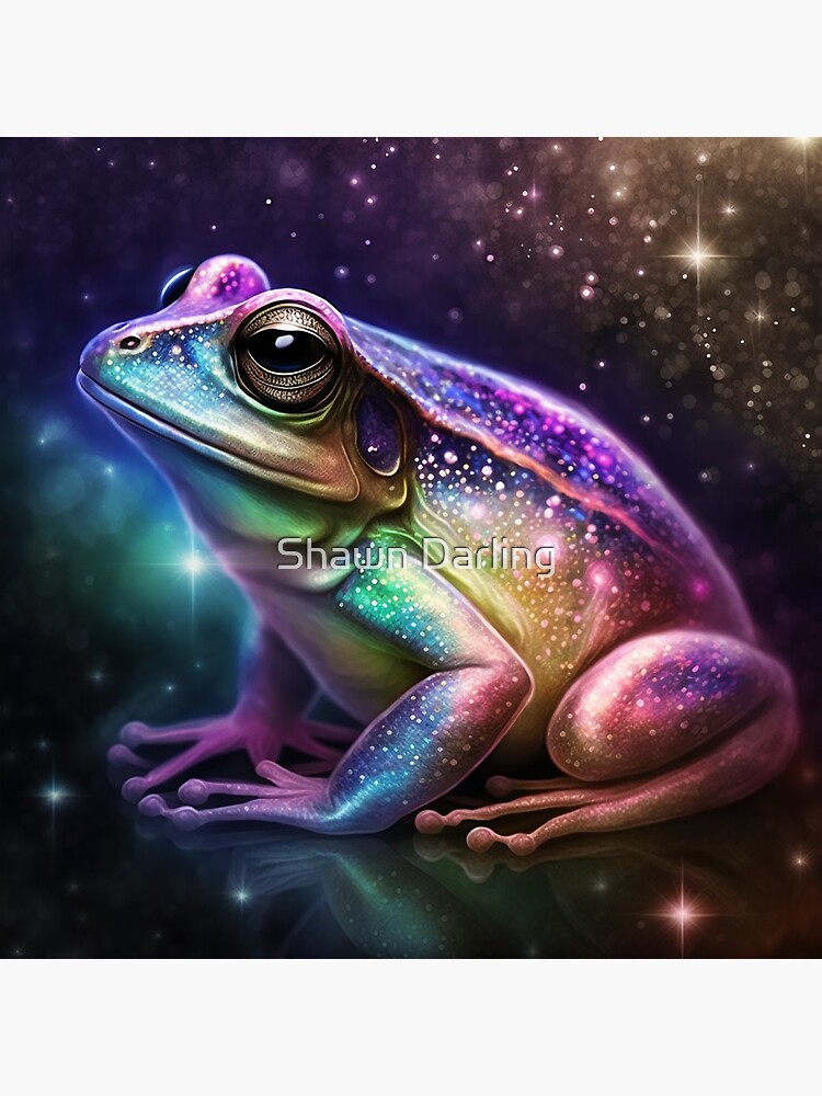 "Celestial Frog 2" Sticker for Sale by gryphonsegg | Redbubble