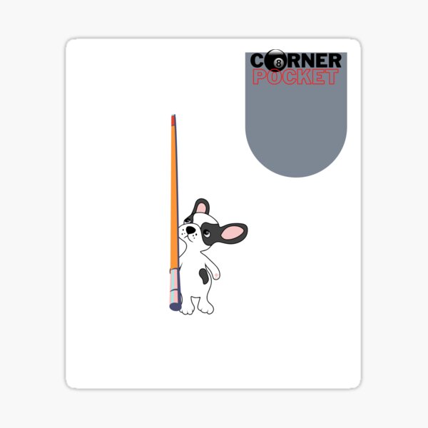 "Corner Pocket" Sticker for Sale by TurtoeClub | Redbubble