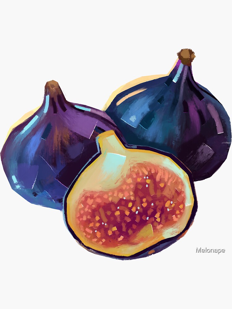 "Figs" Sticker for Sale by Melonape | Redbubble