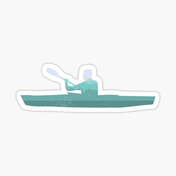 "Kayak daydream" Sticker for Sale by hearthewild | Redbubble