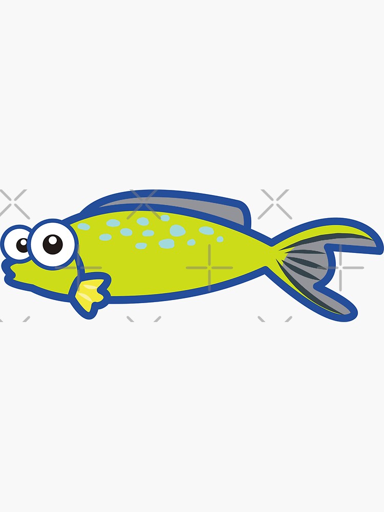 "Yellowtail snapper" Sticker for Sale by Animster | Redbubble
