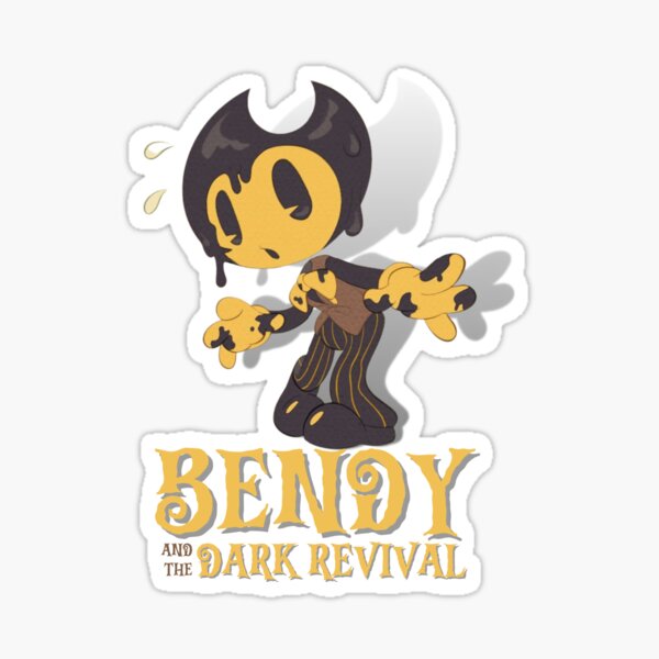 "Bendy And The Dark Revival" Sticker for Sale by Denel-Arts | Redbubble