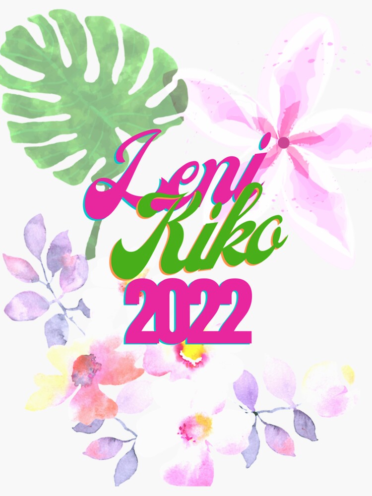 "Floral Leni Kiko 2022 - Leni Robredo Support " Sticker for Sale by ...