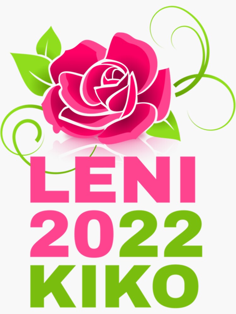 "Leni 2022 Kiko, pink rose Active " Sticker for Sale by SolsaDesignsTS ...