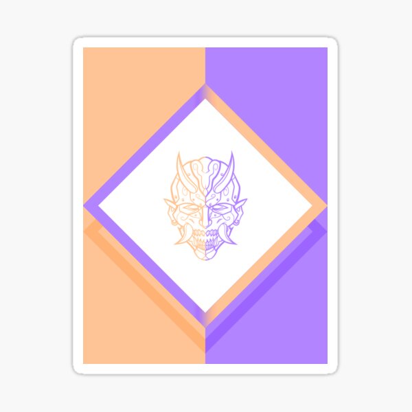 "Light demon" Sticker for Sale by Ellgrein | Redbubble