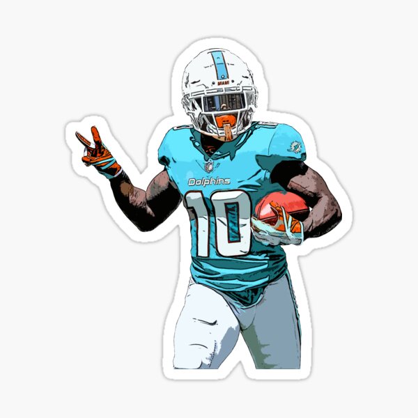 "Tyreek Hill Peace Sign Print" Sticker for Sale by U-Imaginations ...