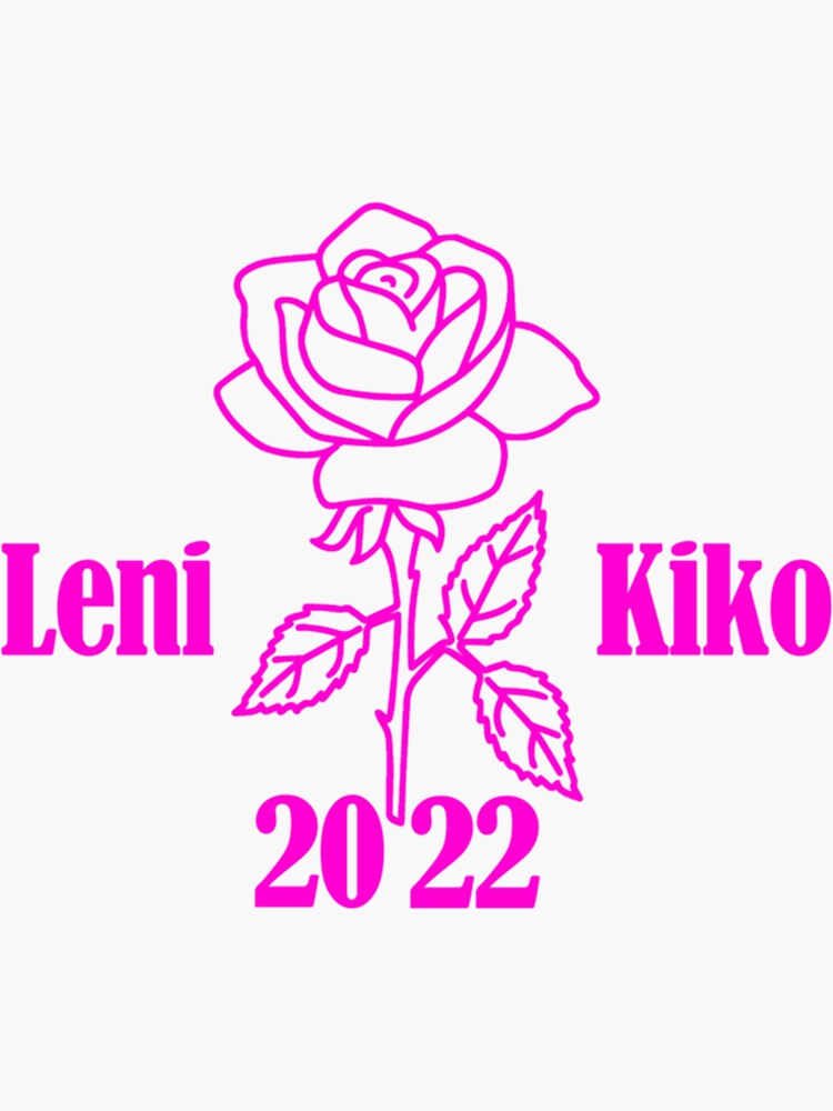 "Leni Kiko 2022, Leni Robredo For President " Sticker for Sale by ...