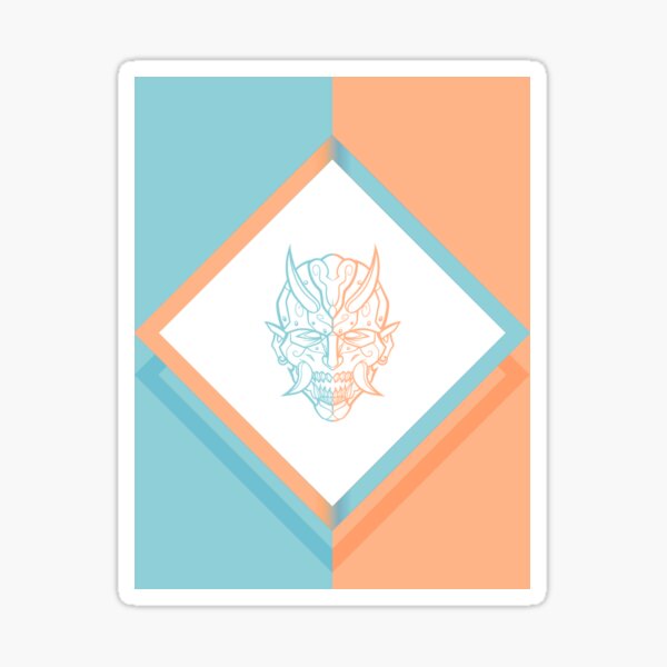 "Light demon" Sticker for Sale by Ellgrein | Redbubble