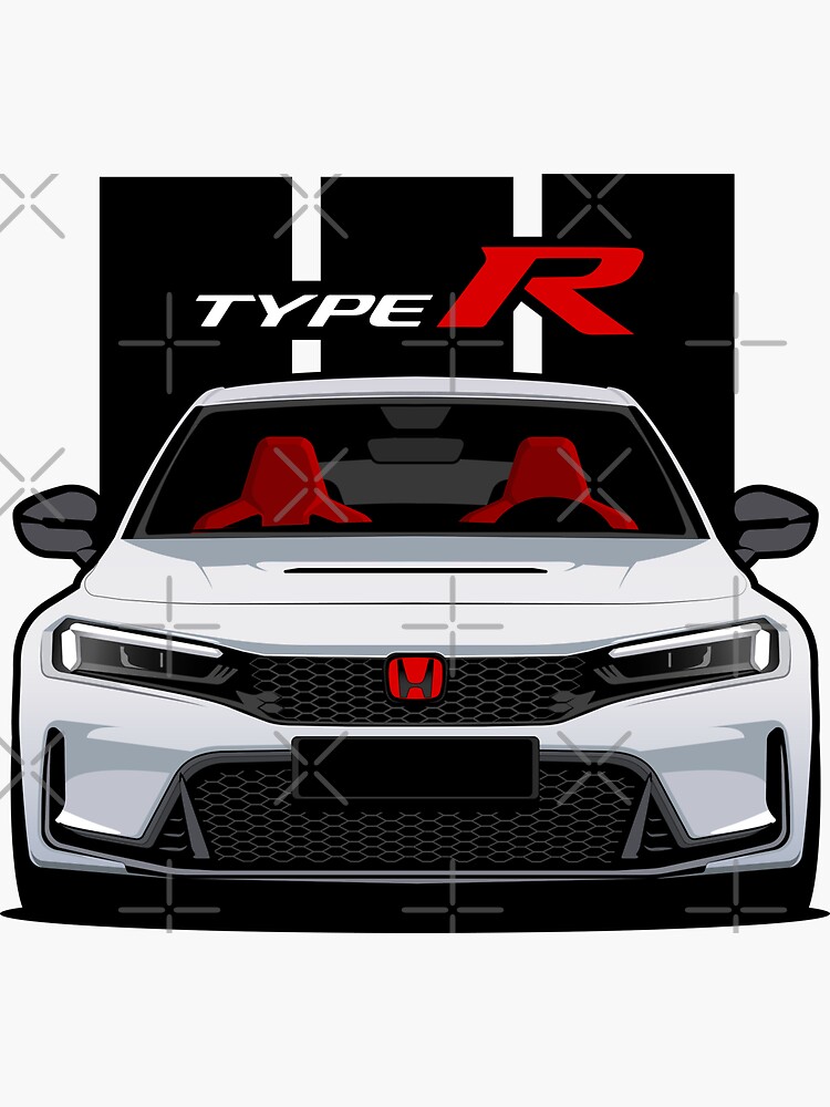 "2022 Civic Type R" Sticker for Sale by IssKa | Redbubble