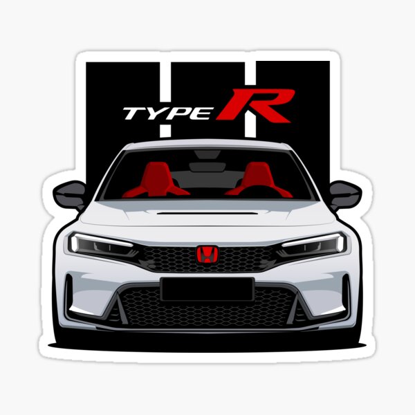 "2022 Civic Type R" Sticker for Sale by IssKa | Redbubble