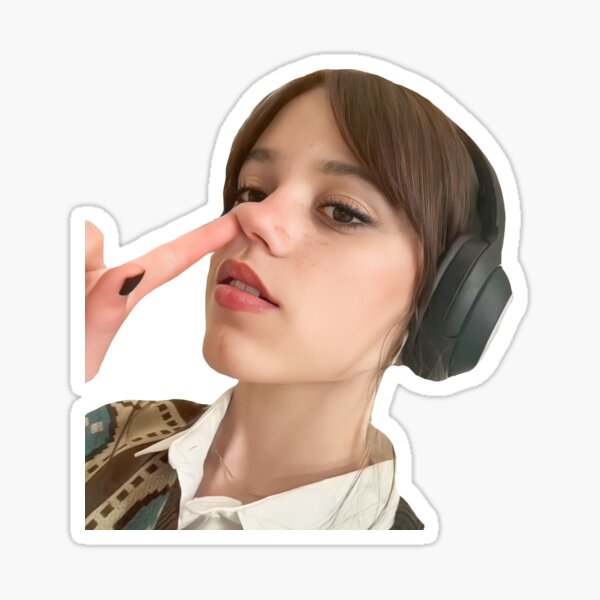 "Jenna Ortega " Sticker for Sale by Dalyl | Redbubble