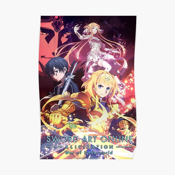 "SAO Alicization War of Underworld" Poster for Sale by EsseIce | Redbubble