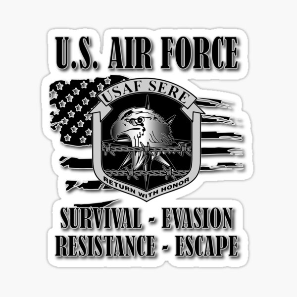 "Survival Evasion Resistance Escape " Sticker for Sale by cp06327 ...