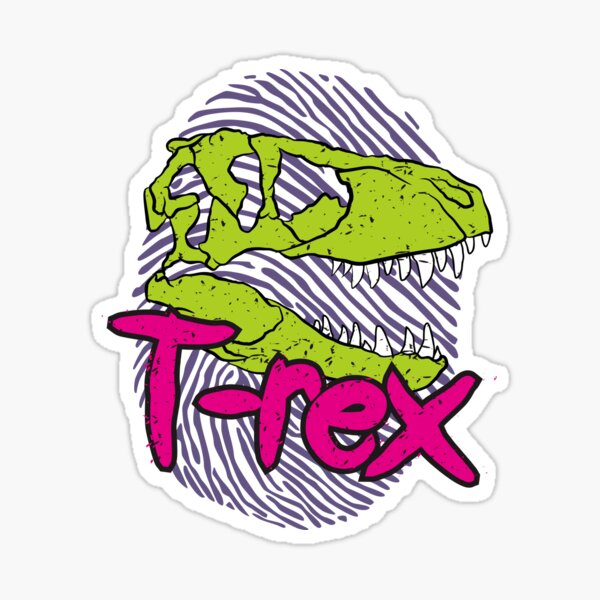 "t-rex " Sticker for Sale by killzilla | Redbubble
