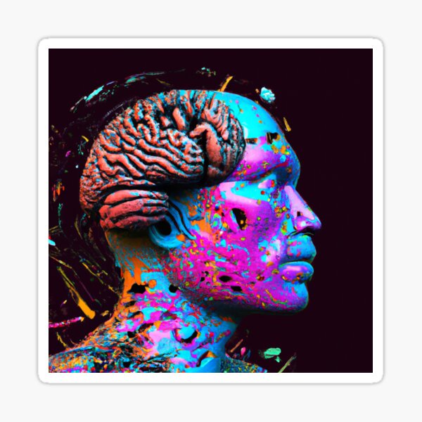 "Deep Thoughts" Sticker for Sale by EggheadK8 | Redbubble