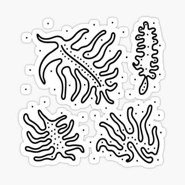 "Algae Mikrokosmos, Plankton" Sticker for Sale by GrumpyWorld | Redbubble