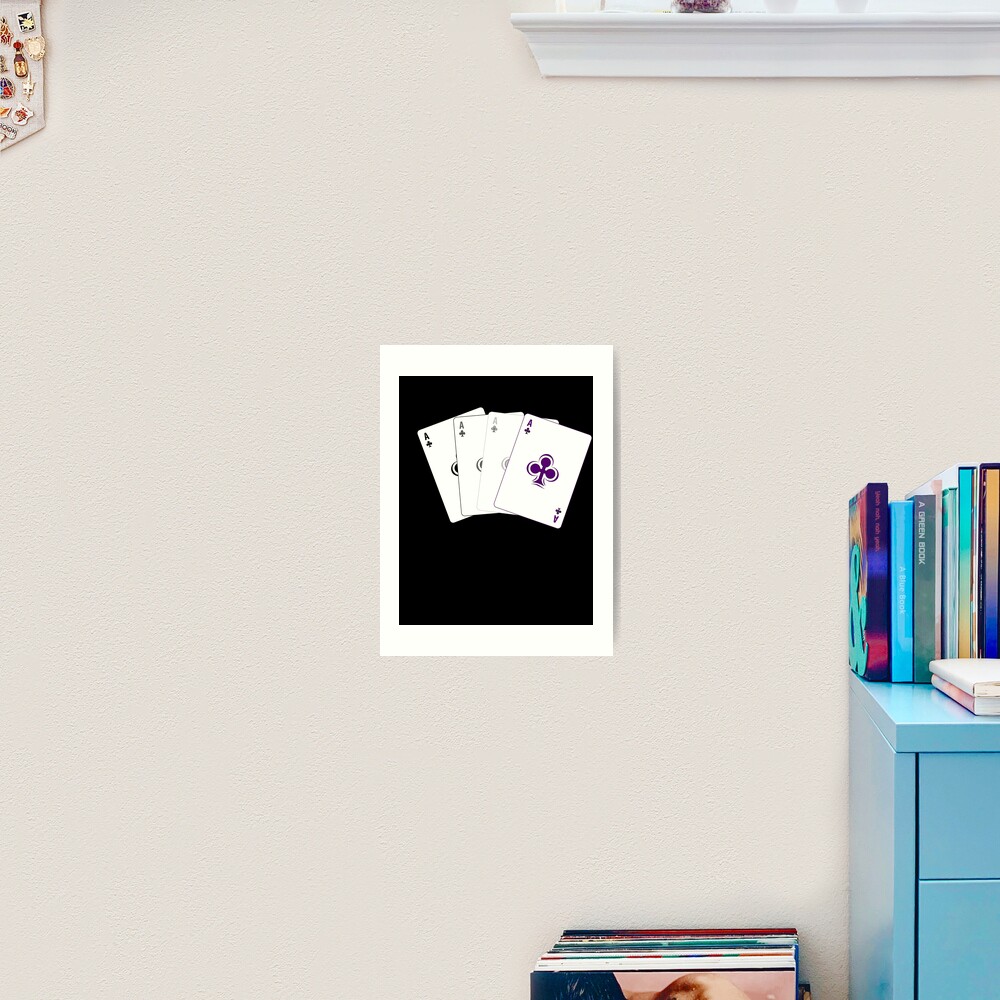 "LGBT Ace Pride Month Gift Ace Cards Asexual" Art Print for Sale by ...