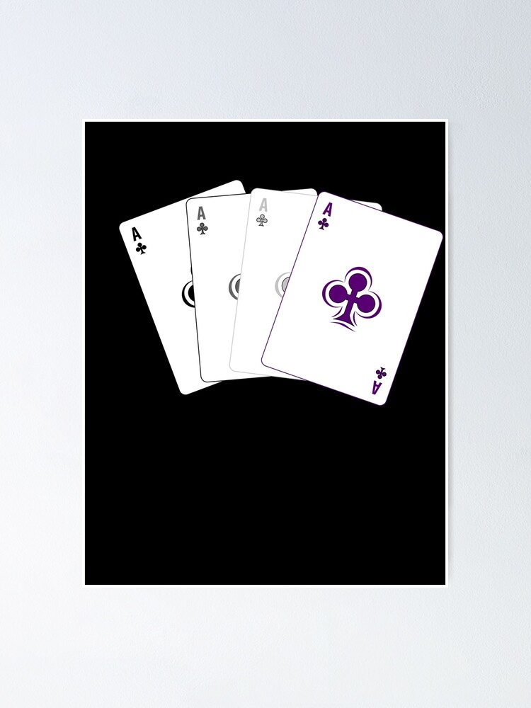 "LGBT Ace Pride Month Gift Ace Cards Asexual" Poster for Sale by ...
