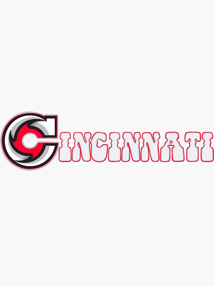 "Cincinnati " Sticker for Sale by Cincycreative | Redbubble