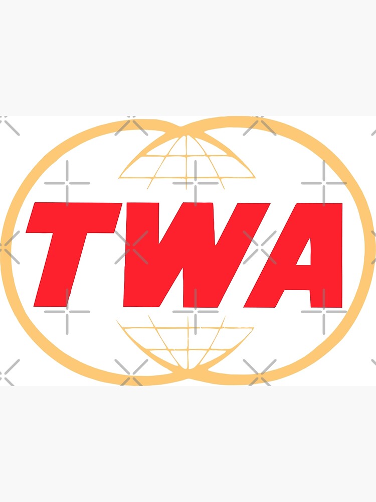 "TWA - Transworld Airways Logo" Canvas Print for Sale by designdog ...