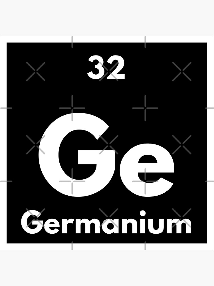 "Periodic Table element number 32 Ge Germanium" Sticker for Sale by ...
