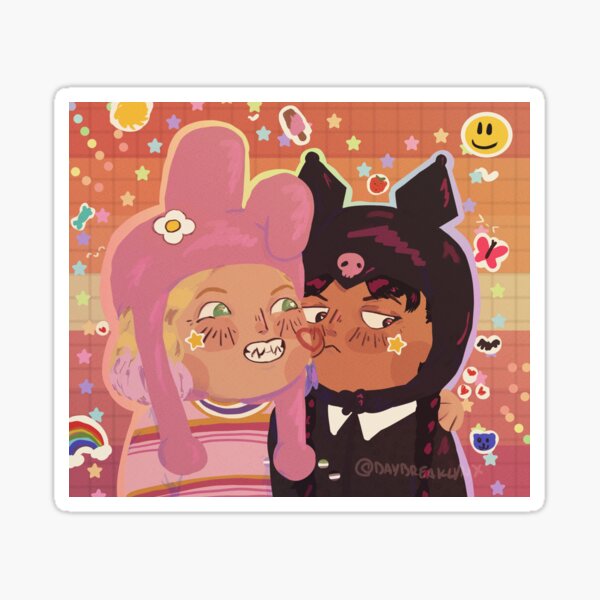 "wednesday addams enid sinclair wenclair" Sticker for Sale by ...