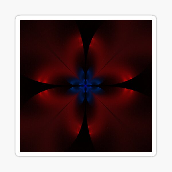 "Fractal Flora #4" Sticker for Sale by O-V-C | Redbubble