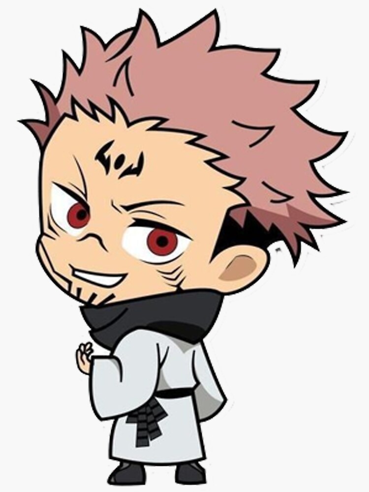 "Chibi Anime Jujutsu kaisen--yuji itadori" Sticker for Sale by ...