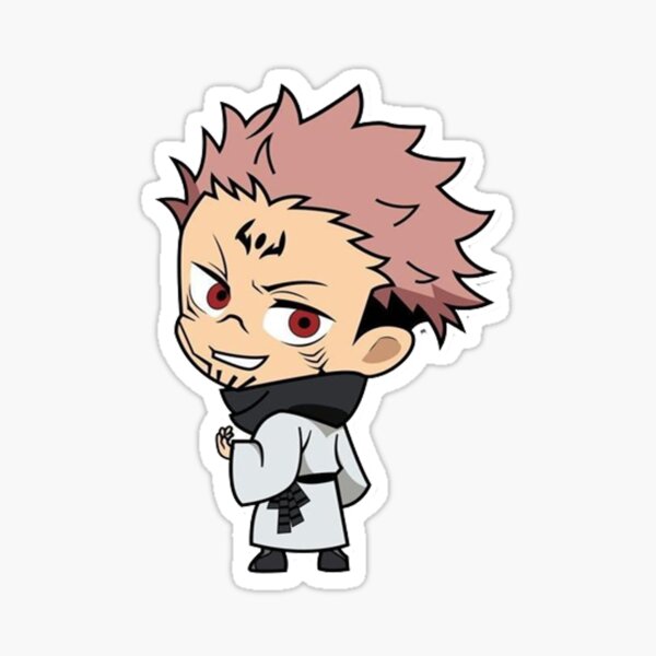 "Chibi Anime Jujutsu kaisen--yuji itadori" Sticker for Sale by ...
