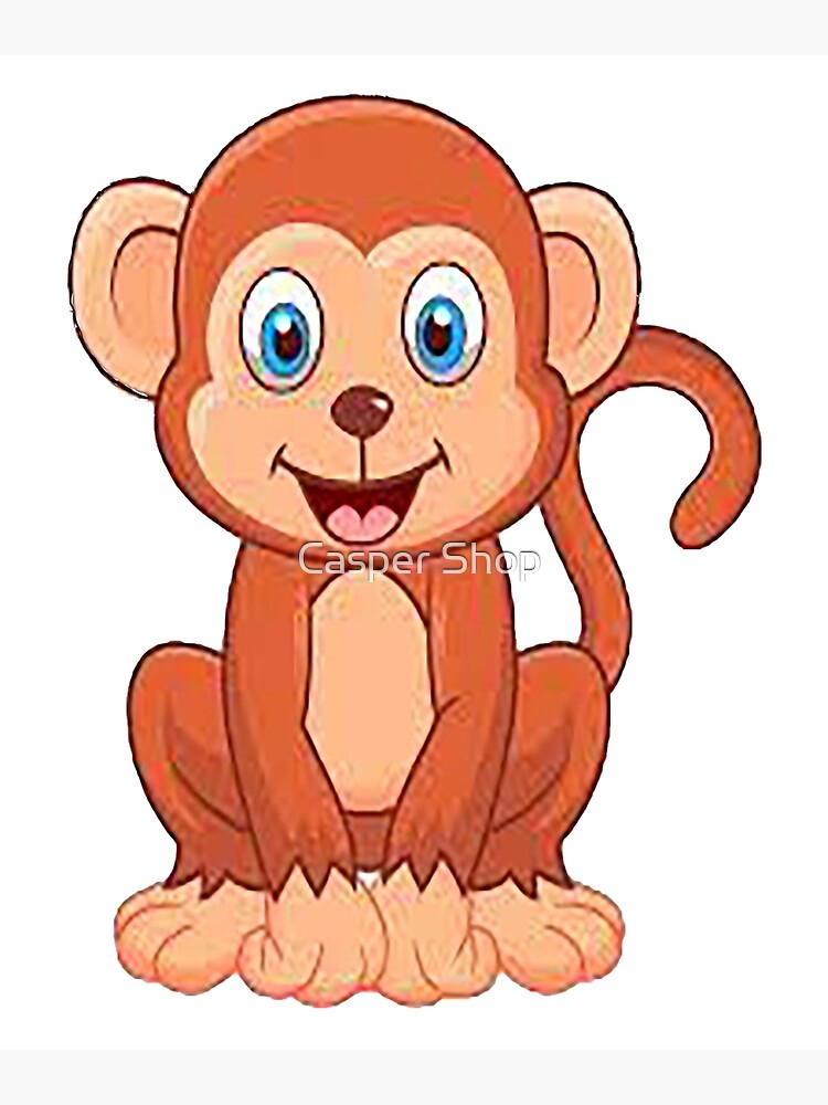 "Cute Friendly paby Monkey 2022" Poster for Sale by TarekElshafey ...