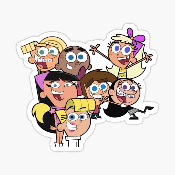 "Timmy and the fairies" Sticker for Sale by DOBIRMAN22 | Redbubble
