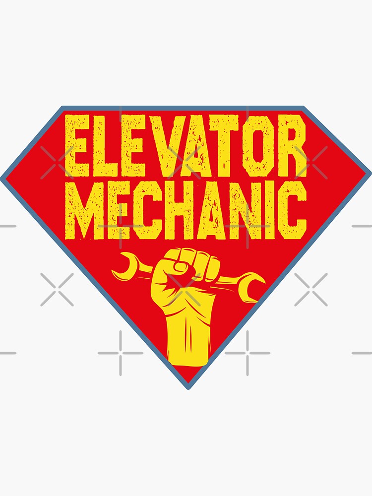 "Elevator Mechanic Elevator Job Handyman Mechanic Jobs " Sticker for ...