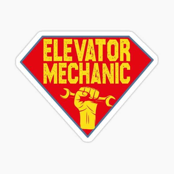 "Elevator Mechanic Elevator Job Handyman Mechanic Jobs " Sticker for ...