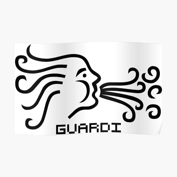 "GUARDI Face" Poster for Sale by Guardi-Fashion | Redbubble