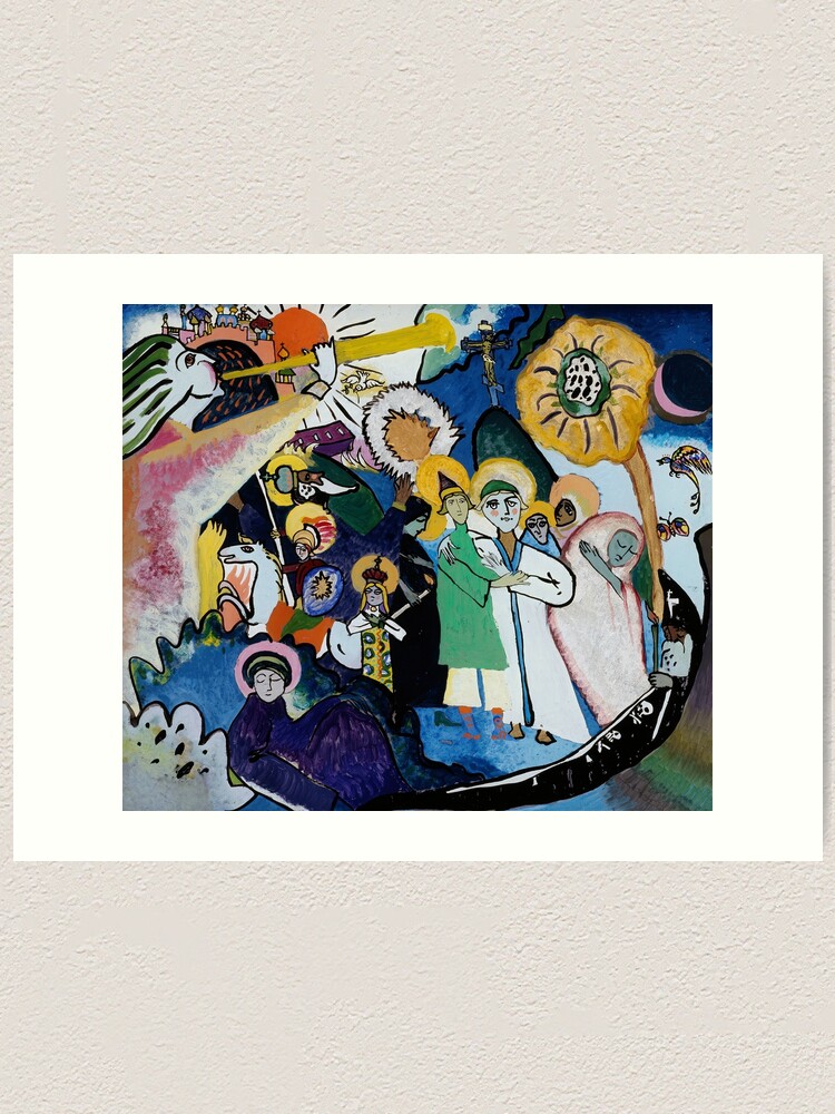 "All Saints Day I (1911) | Wassily Kandinsky Paintings | Wassily ...