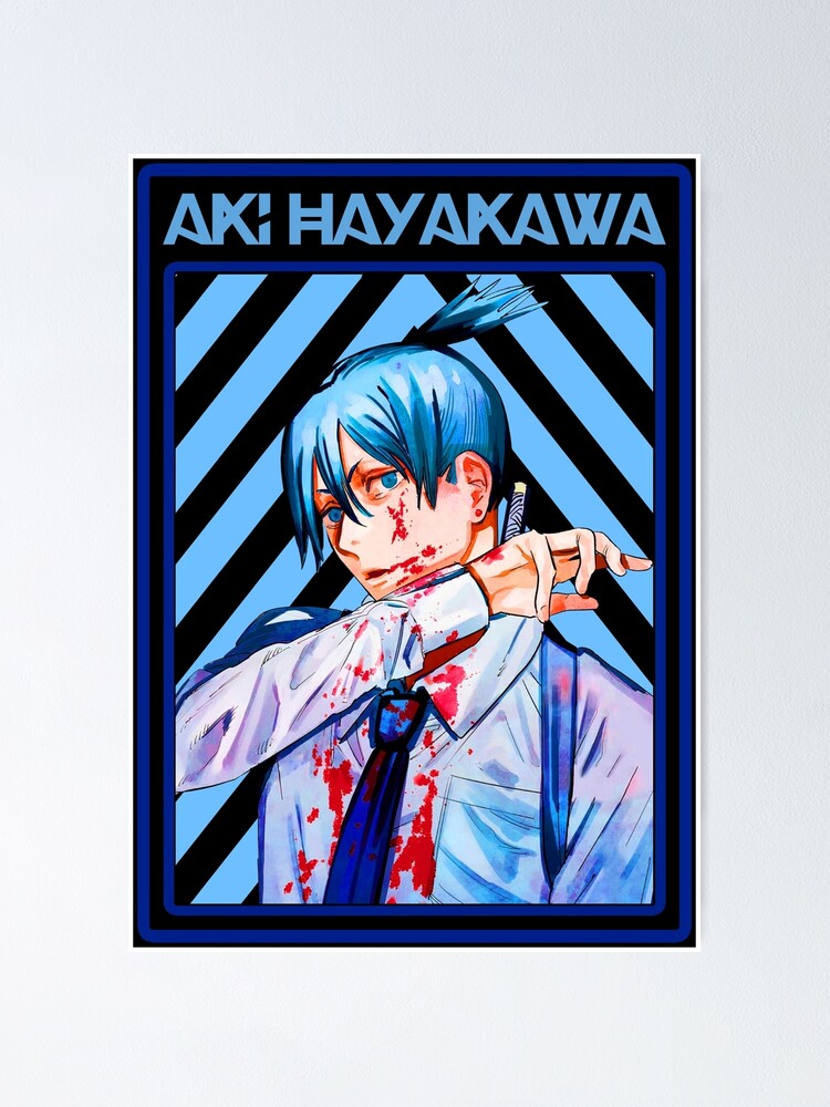 "AKI HAYAKAWA - CHAINSAW MAN" Poster for Sale by PeNge2000 | Redbubble