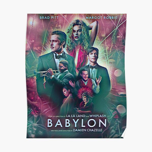 "Babylon movie 2022 characters" Poster for Sale by Aniatom | Redbubble