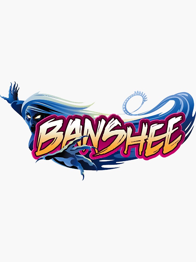 "Banshee (Kings Island) Kids" Sticker for Sale by dwightdalgle | Redbubble
