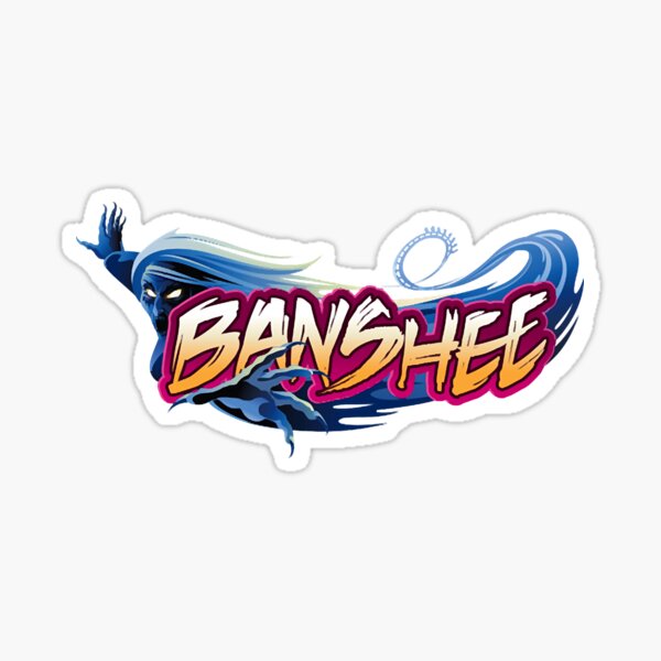 "Banshee (Kings Island) Kids" Sticker for Sale by dwightdalgle | Redbubble
