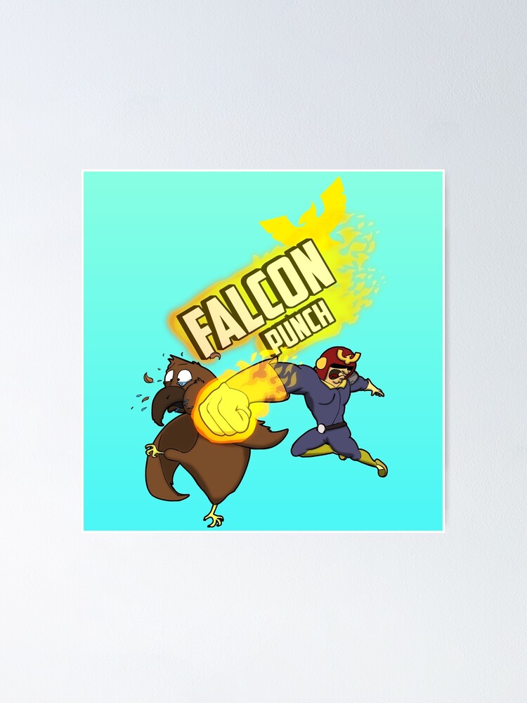 "FALCON PUNCH!" Poster by Aniforce | Redbubble