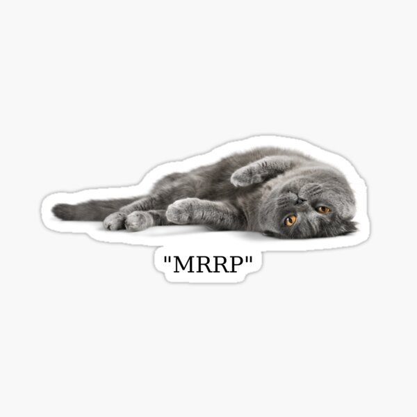"Mrrp Cat " Sticker for Sale by categoryrequest | Redbubble