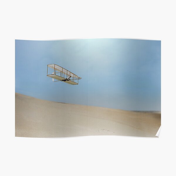 "1902 - Wilbur Wright gliding down steep slope of Big Kill Devil Hill ...