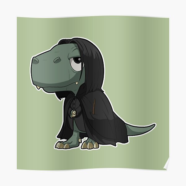 "Dino wizard teacher" Poster for Sale by DinoTropolis | Redbubble