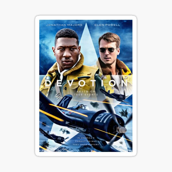 "Devotion movie 2022" Sticker for Sale by Aniatom | Redbubble