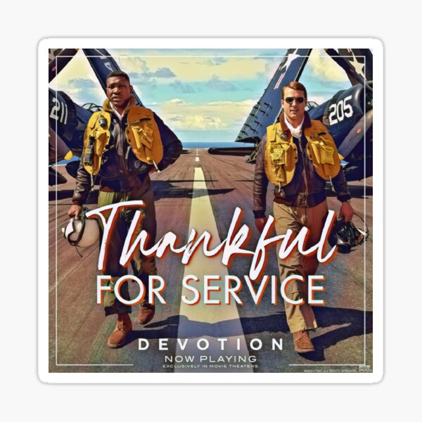 "Devotion movie 2022" Sticker for Sale by Aniatom | Redbubble