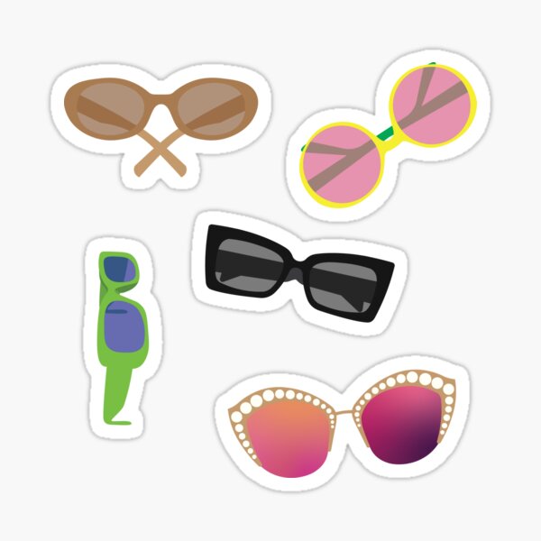 "Funnie Sunnies Sticker Collection" Sticker for Sale by freddy-j ...