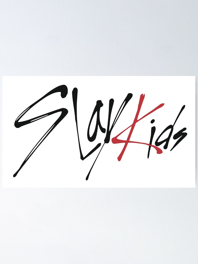 "Stray Kids Slay Kids logo" Poster for Sale by malerfk09 | Redbubble